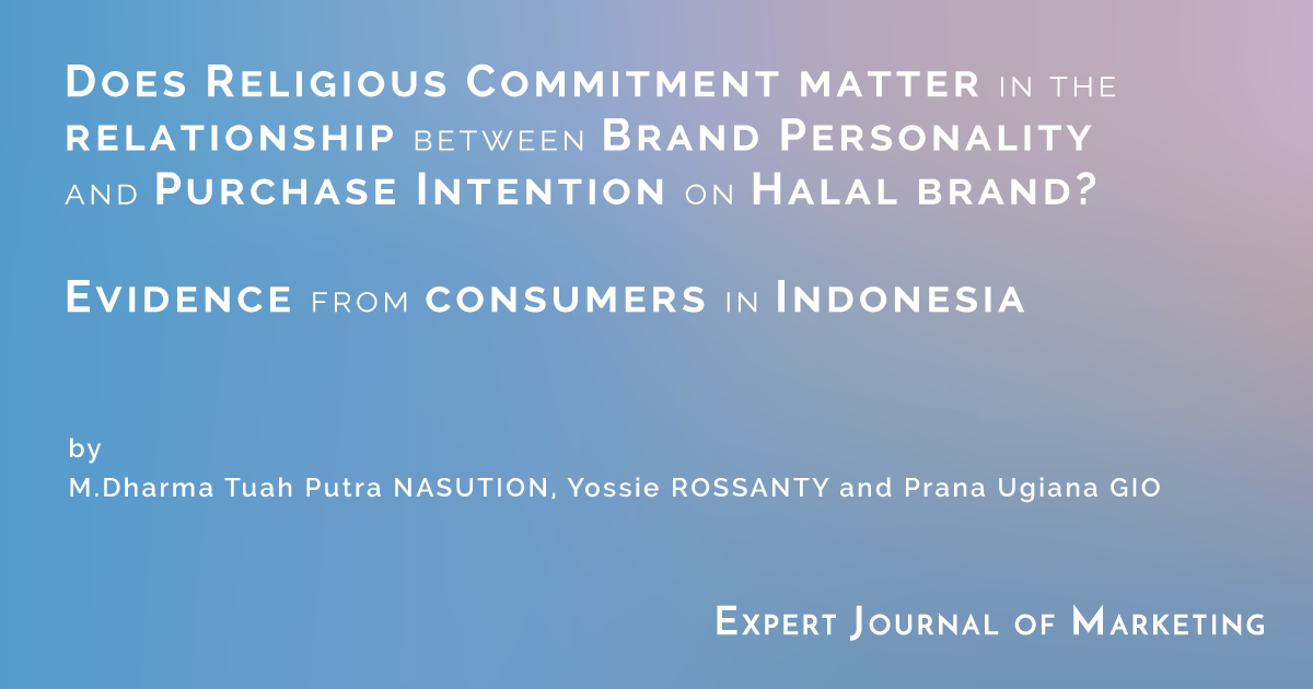 Does Religious Commitment Matter in the Relationship Between Brand ...