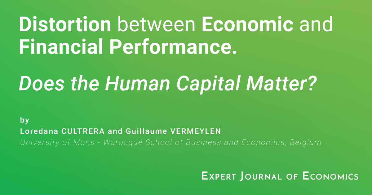 Distortion between Economic and Financial Performance. Does the Human ...